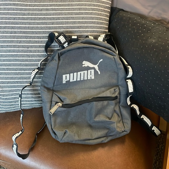 Puma | Accessories | Nwot Puma Black White And Grey Mini Backpacklogo ...